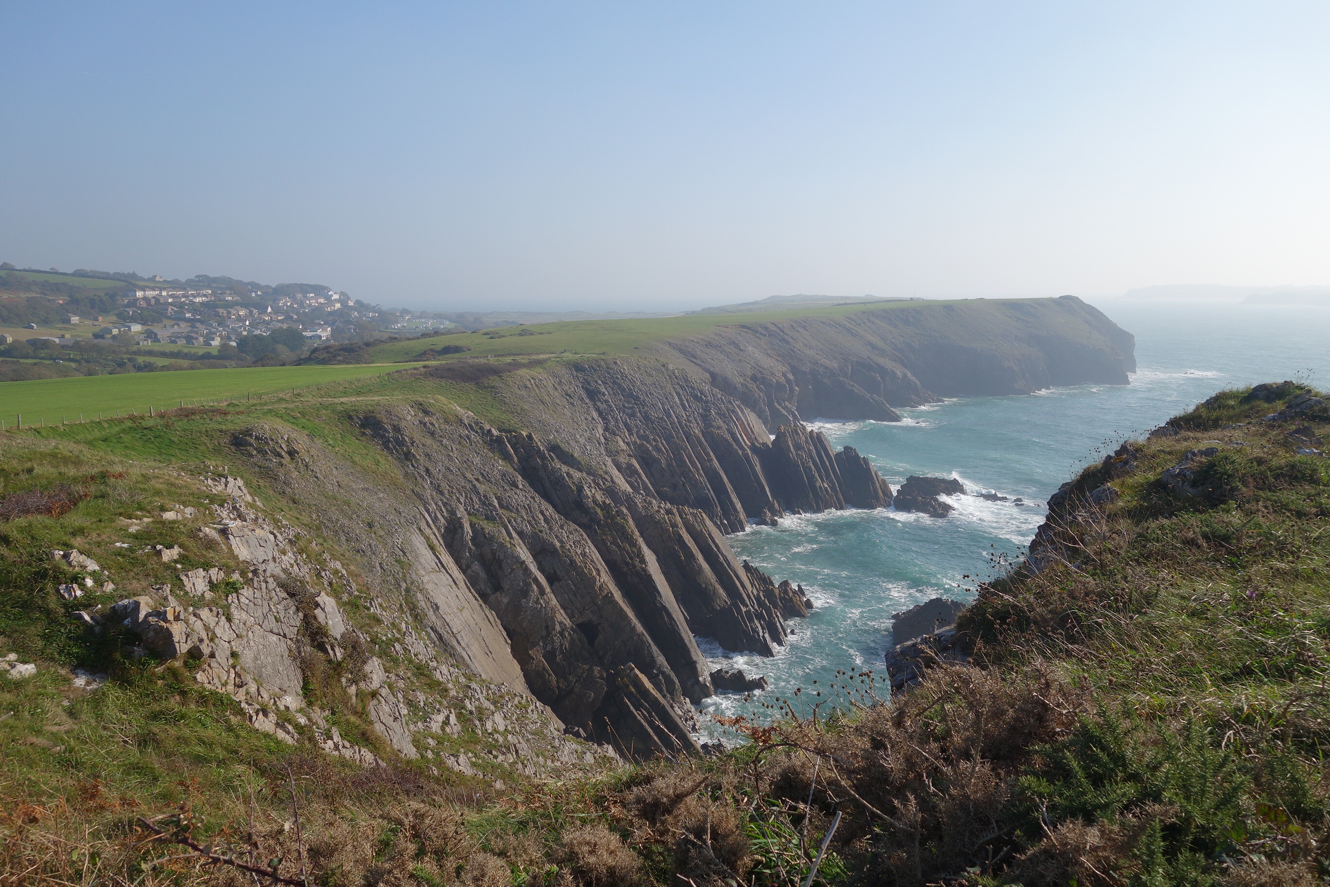 Walking the Pembrokeshire Coast Path – Penally to Freshwater East ...